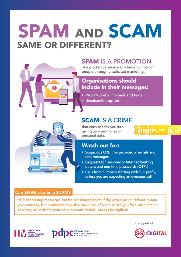 PDPC | Protecting Yourself from Spam and Scam